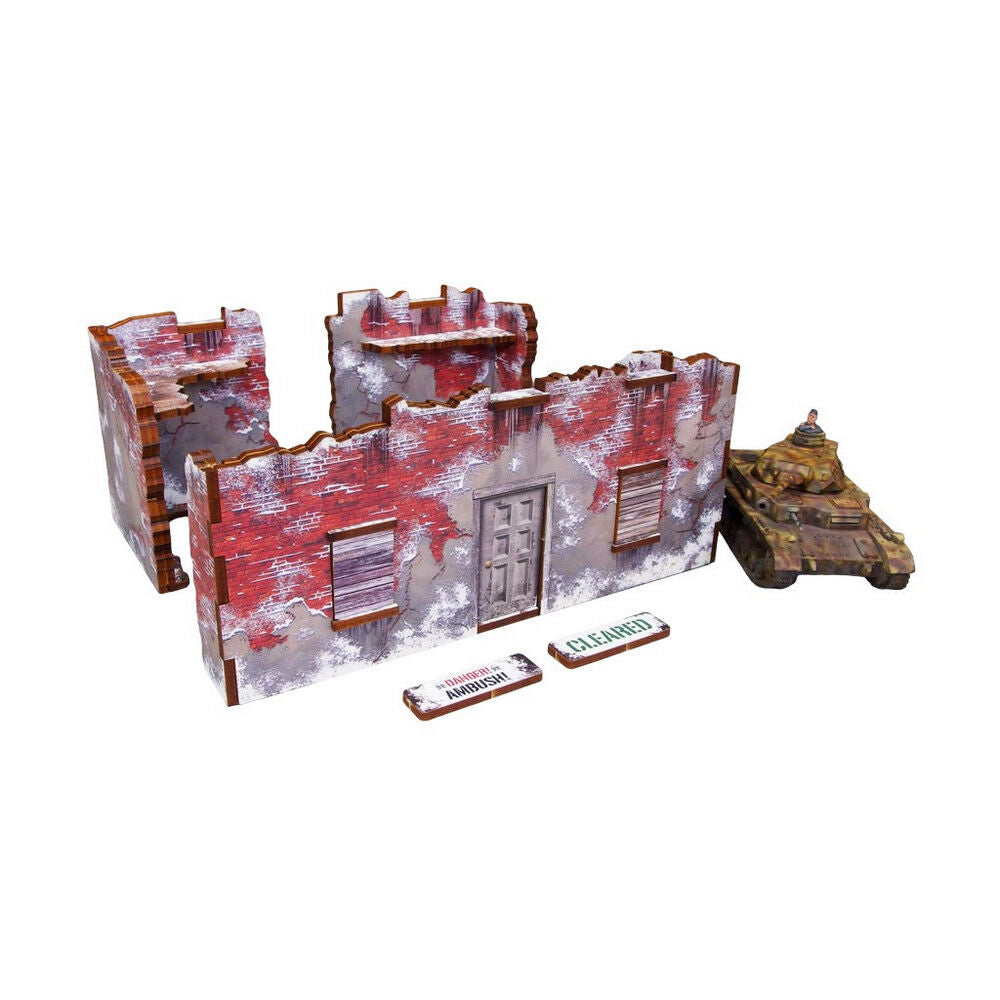Micro Art Studio - WW2 Normandy Achtung Panzer Winter Ruins 1 PREPAINT