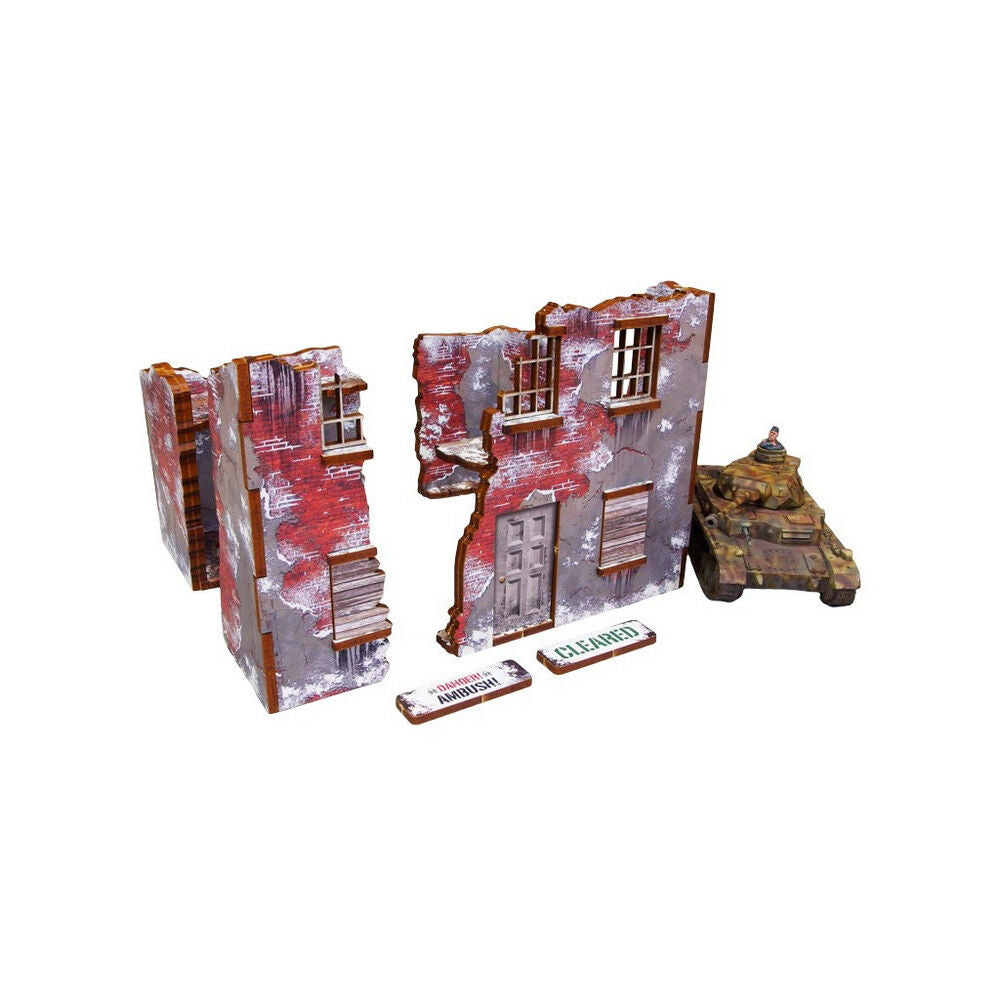 Micro Art Studio - WW2 Normandy Achtung Panzer Winter Ruins 2 PREPAINT