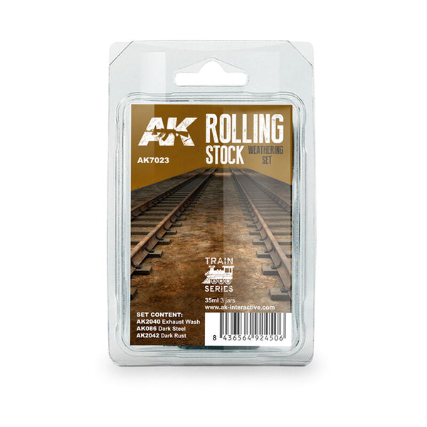 AK Interactive Weathering: Rolling Stock Weathering Train Series Enamel ...