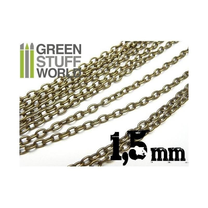Green Stuff World: Hobby Chain 1.5mm - Bronze